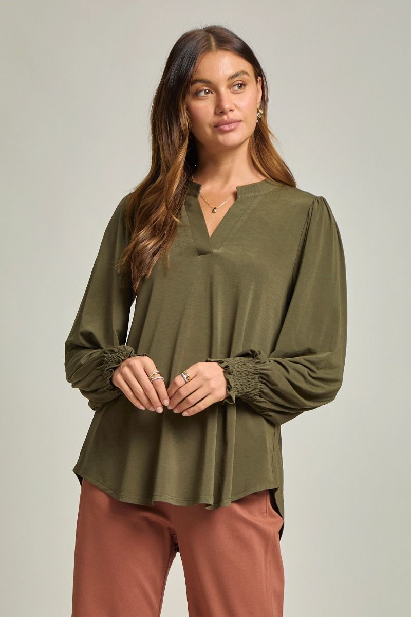 取寄) メイドウェル レディース サイド ルーシュド スラブ ロング