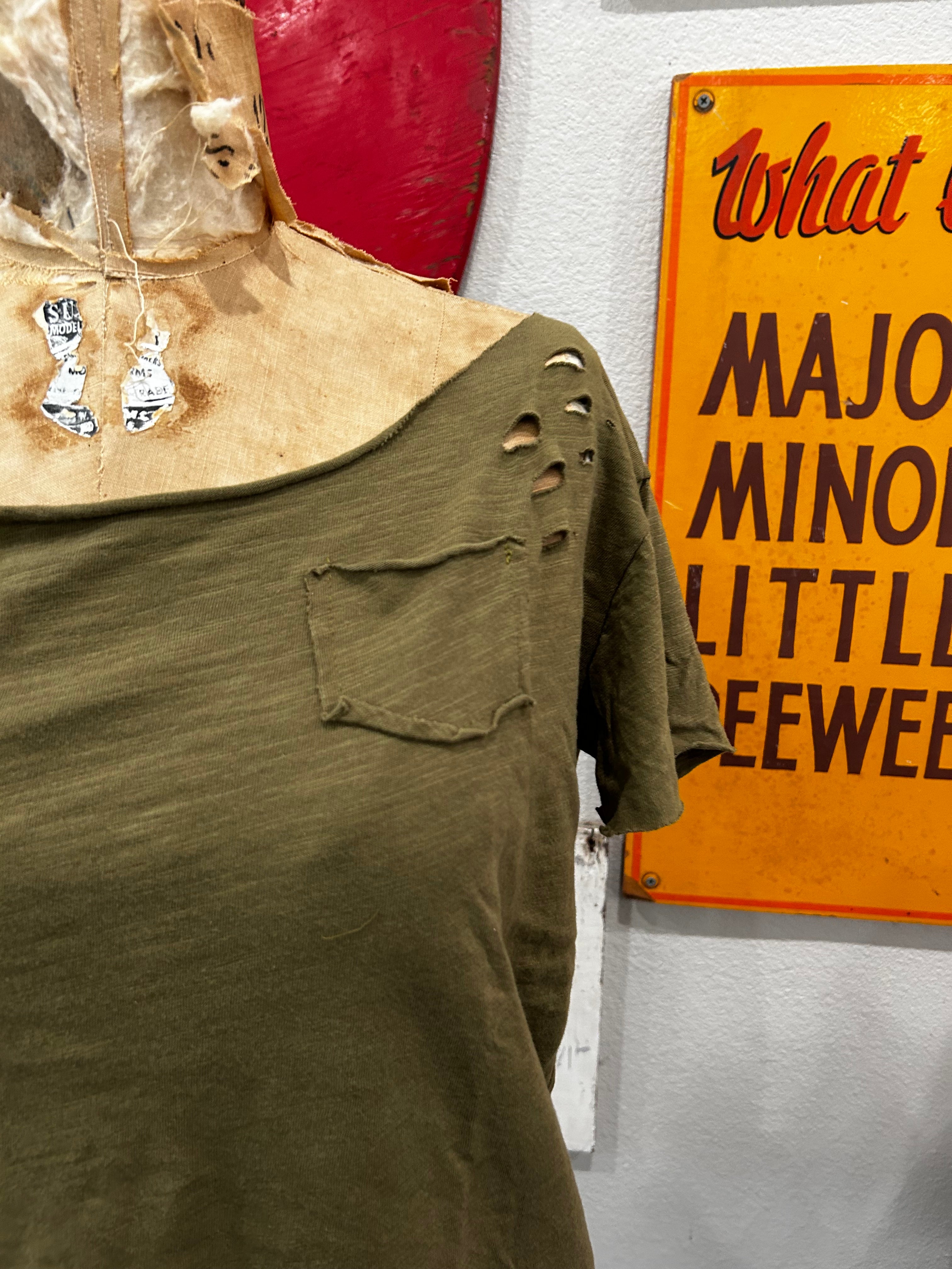 final sale A Rare Bird - Olive Rag Tee