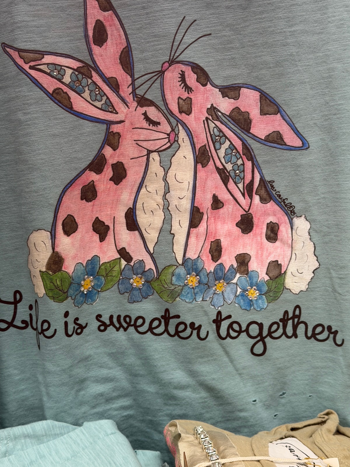 A Rare Bird- Life is Sweeter Together Rag Tee *Final Sale*