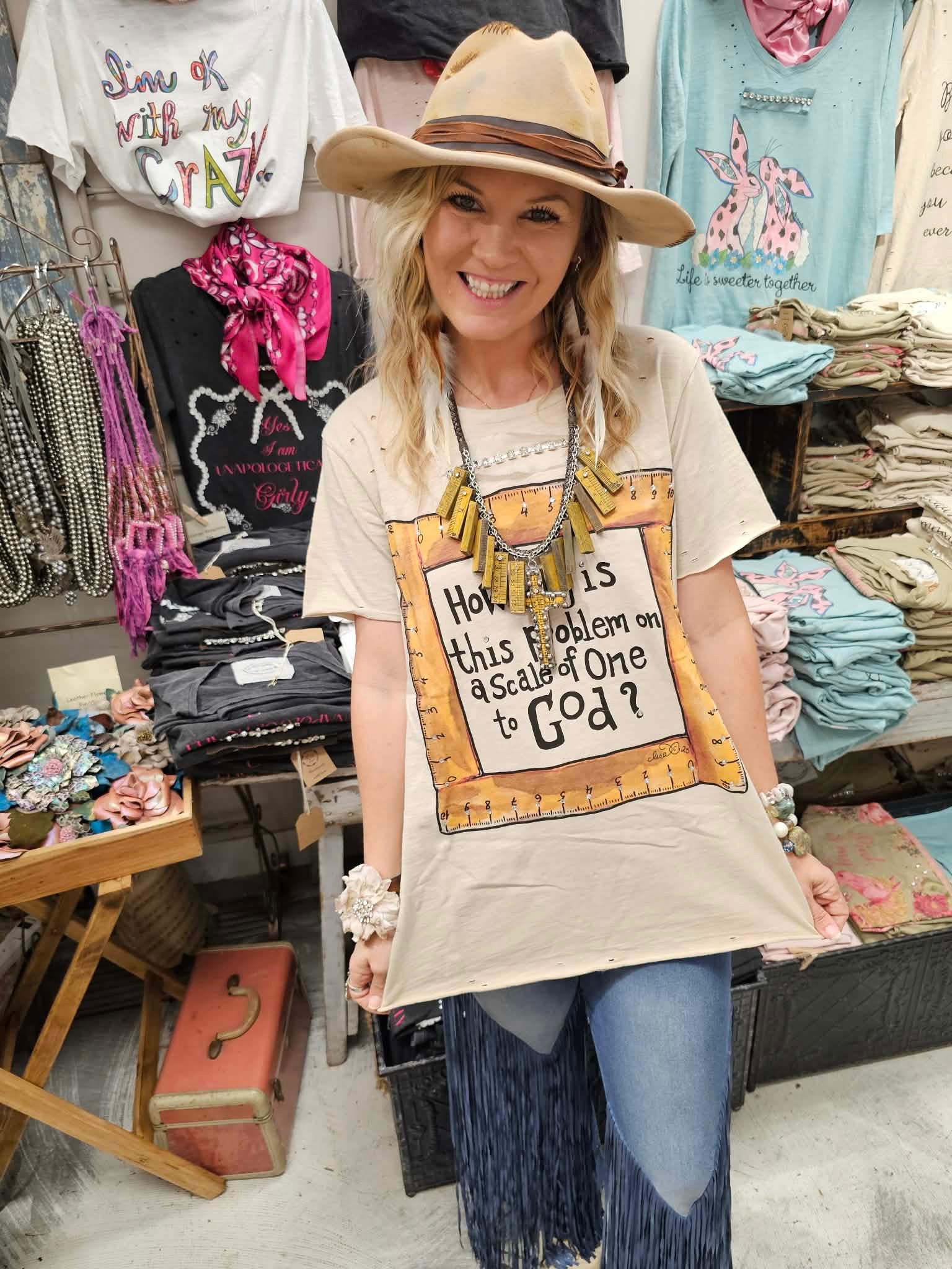 Product: A Rare Bird- How Big is this Problem Rag Tee