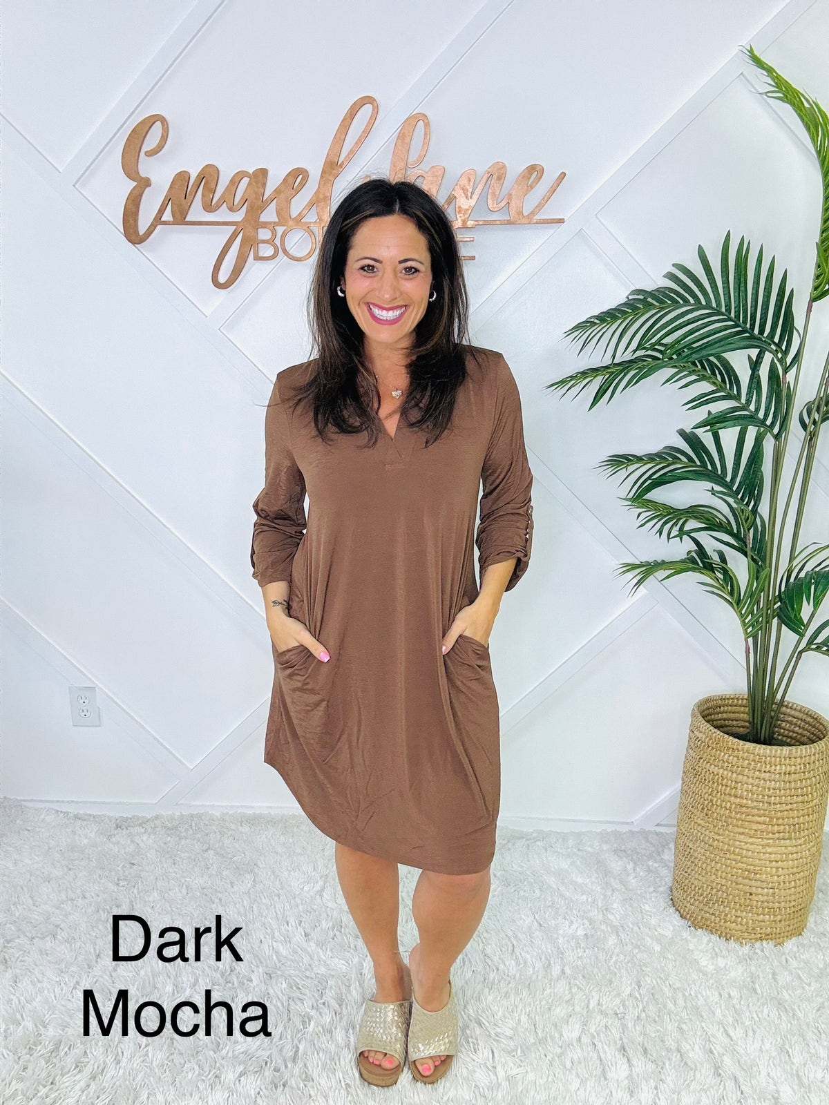 Dear Scarlett Solid Lizzy Dress