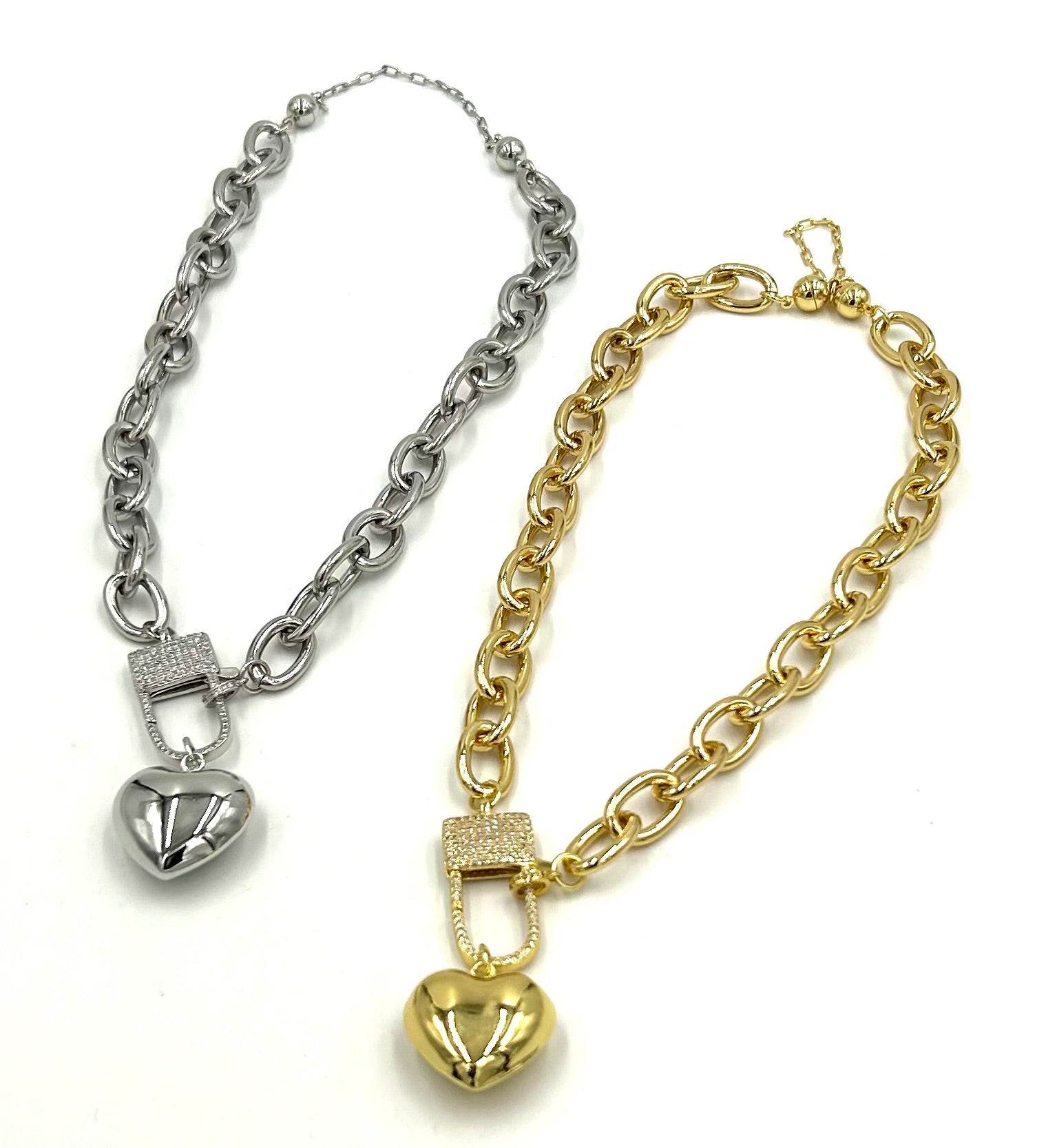 The Loving Lock Up My Heart Necklace 2 Colors